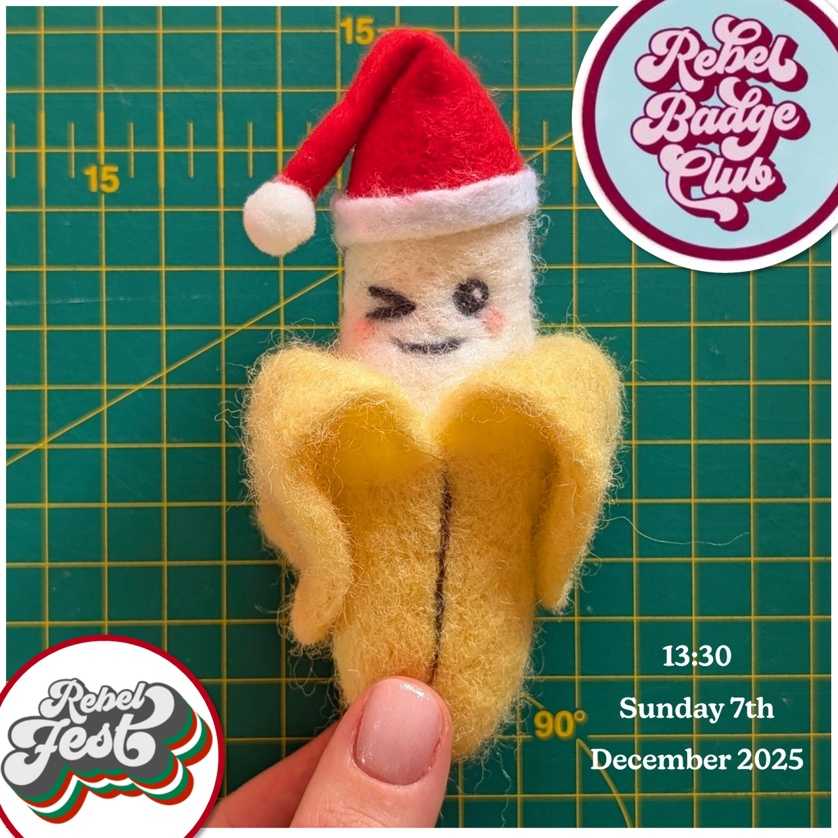 Rebel Badge Club - Felty Festive Banana Supply Kit for Rebel Fest ...