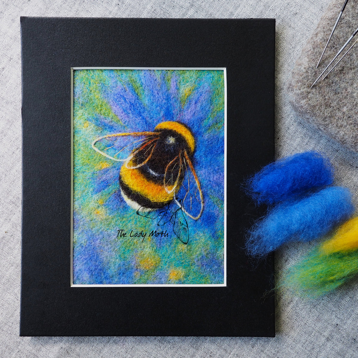 Workshop in a Box - Needle Felted Bumblebee Picture by The Lady Moth ...