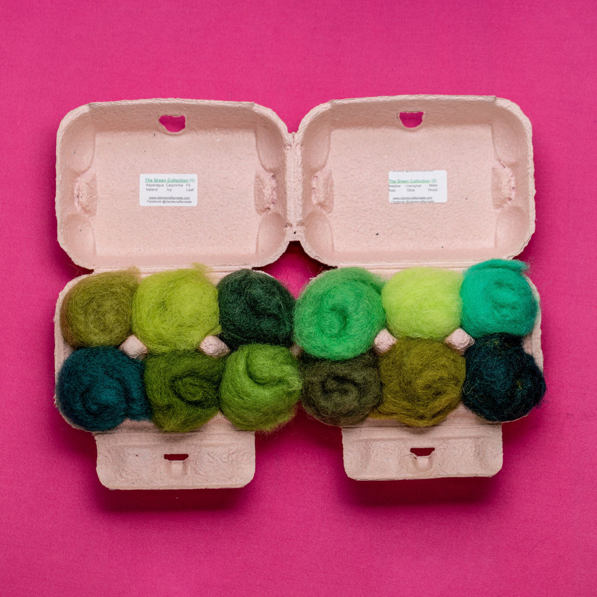 The Green Collection - Carded New Zealand Wool DHG 'Maori' Batts – Felt ...