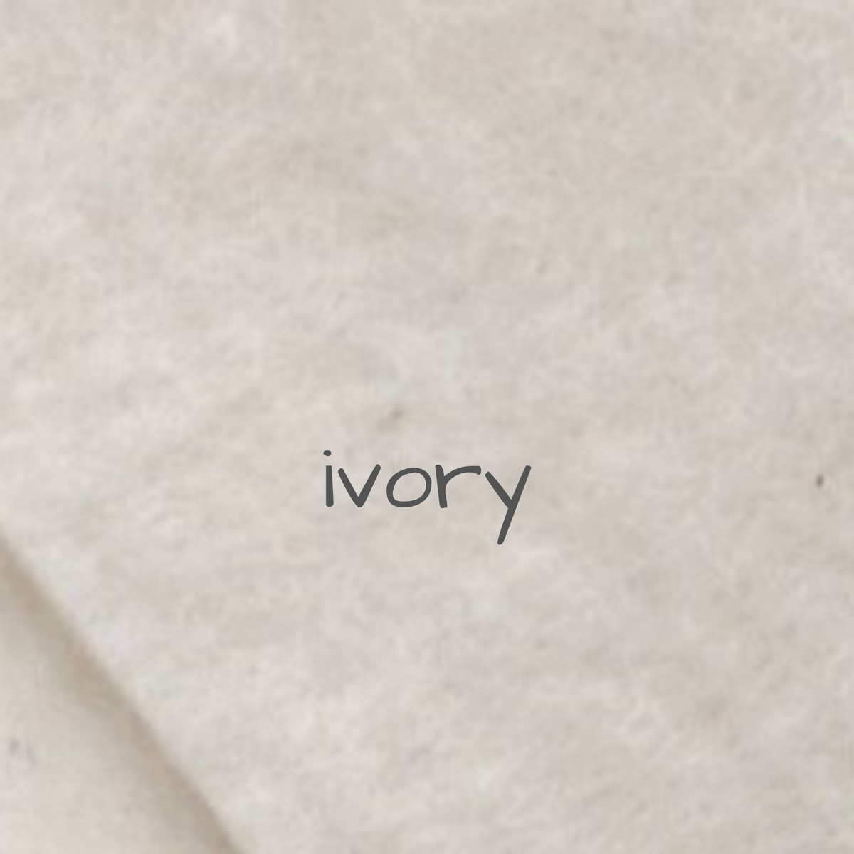 Thick Handmade 100% Wool Felt - Ivory – Felt Wildly