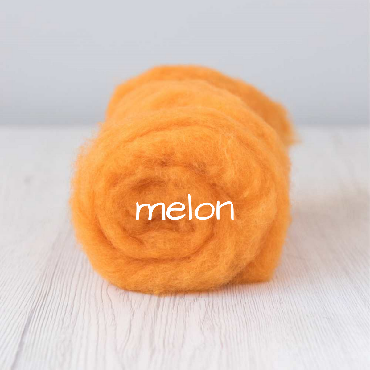 Carded Batting New Zealand Wool DHG 'Maori' Batt - Melon – Felt Wildly