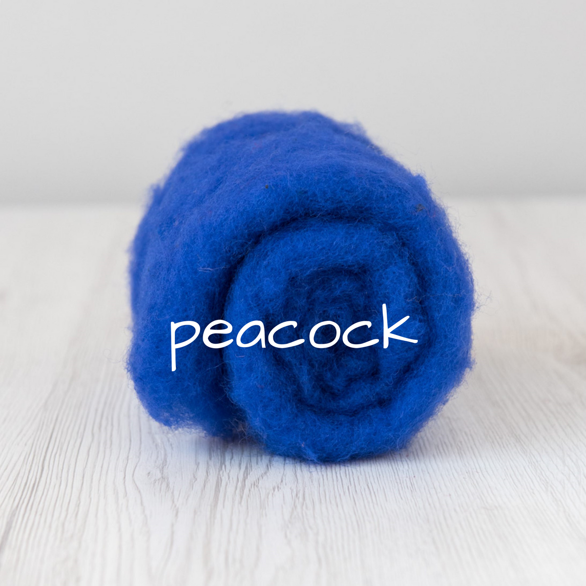 Carded Batting New Zealand Wool DHG 'Maori' Batt - Peacock – Felt Wildly