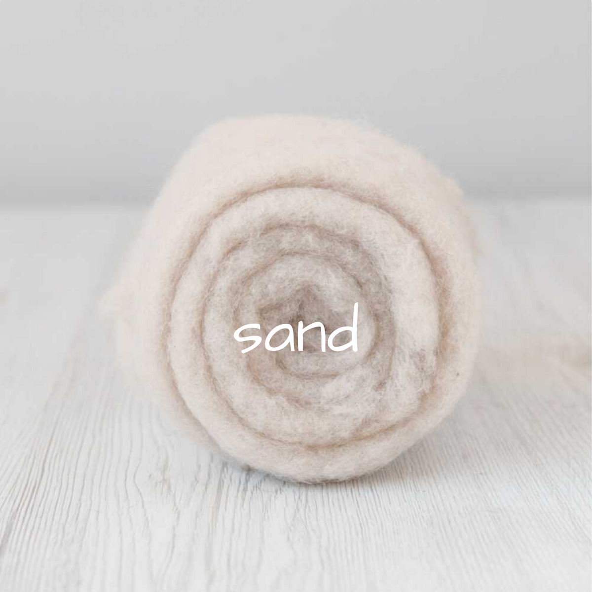 Carded Batting New Zealand Wool DHG 'Maori' Batt - Sand – Felt Wildly