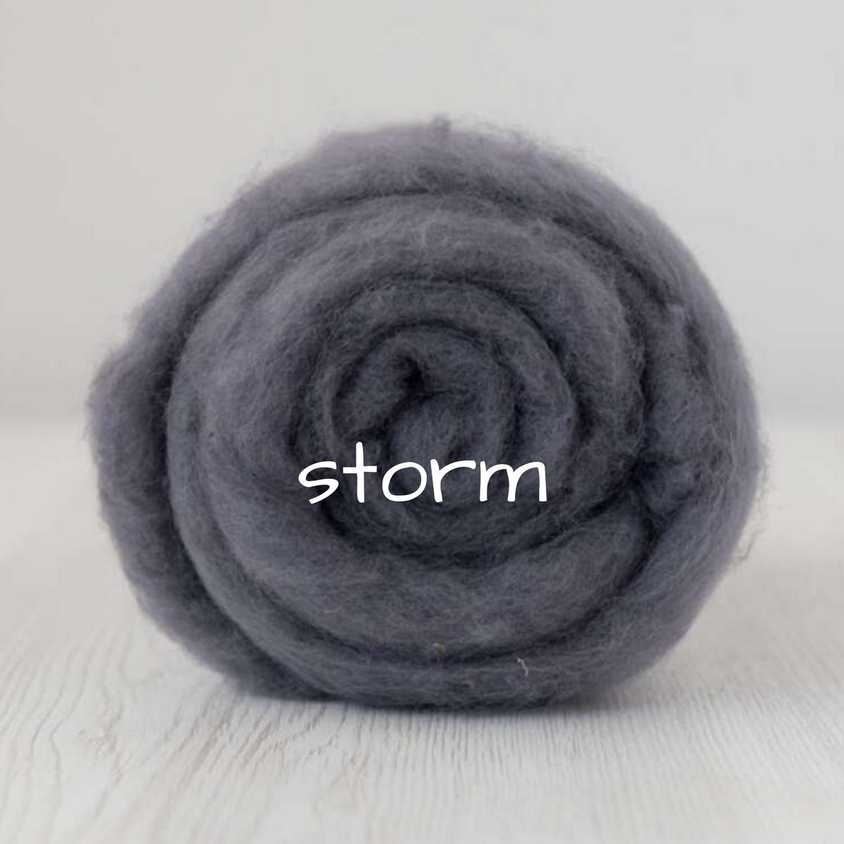 Carded Batting Extra Fine Merino Needle Felting Wool - Storm – Felt Wildly