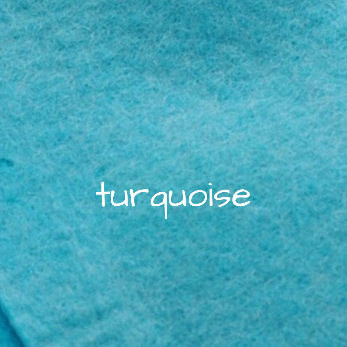 Thick Handmade 100% Wool Felt - Turquoise – Felt Wildly